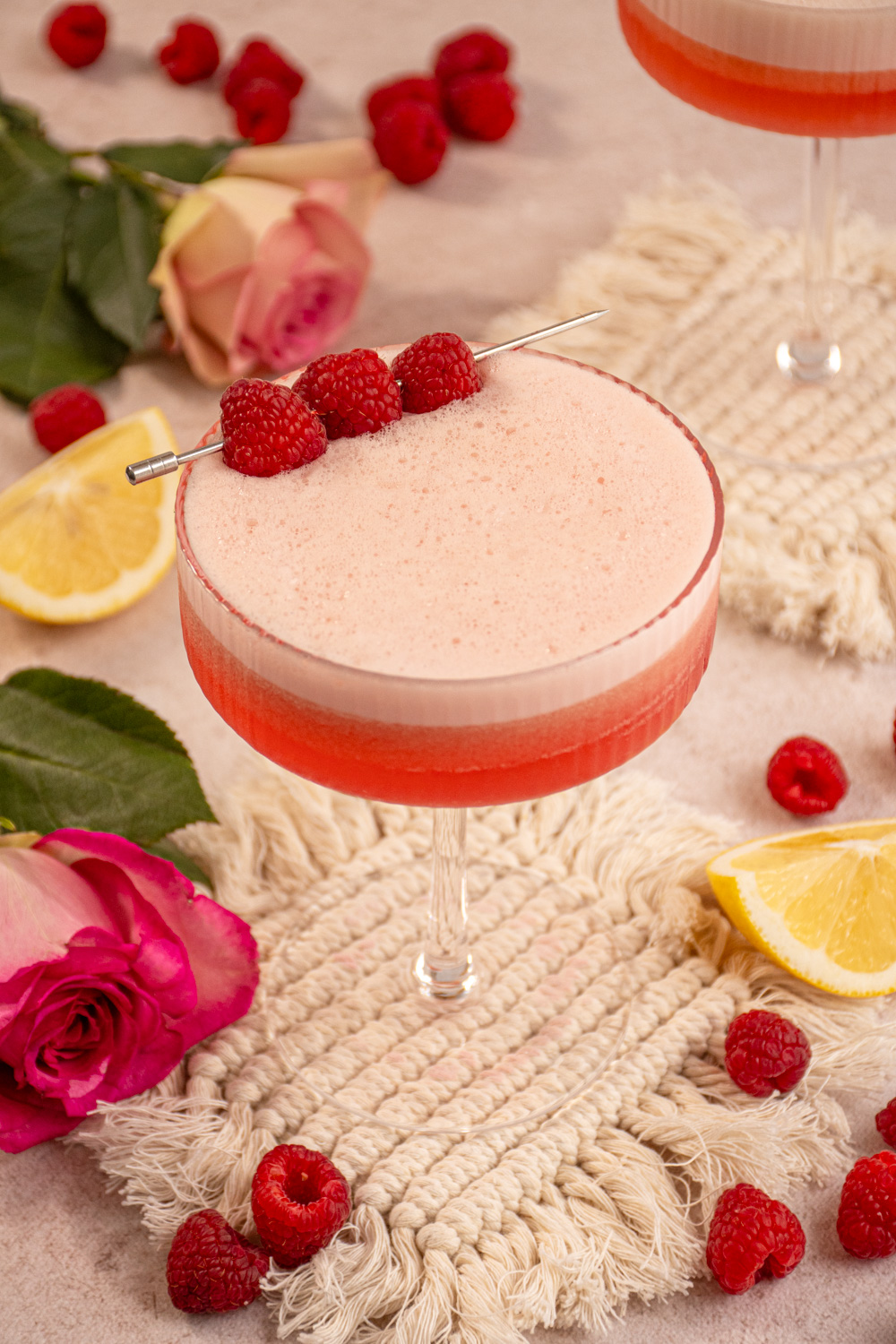 Raspberry Bourbon Sour - Thyme For A Drink