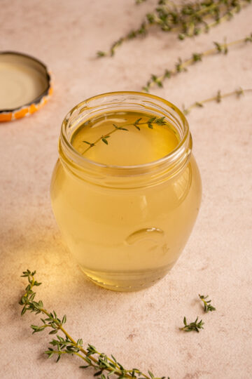 Easy Thyme Simple Syrup - Thyme For A Drink