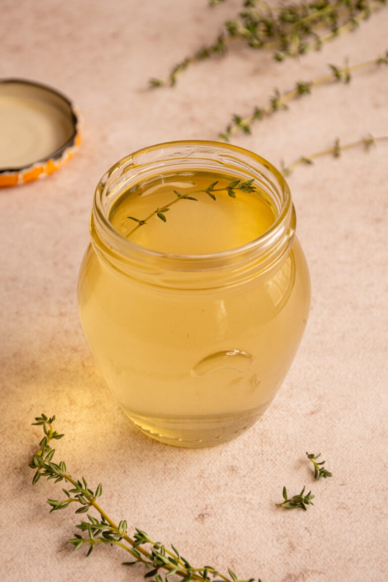 Easy Thyme Simple Syrup - Thyme For A Drink
