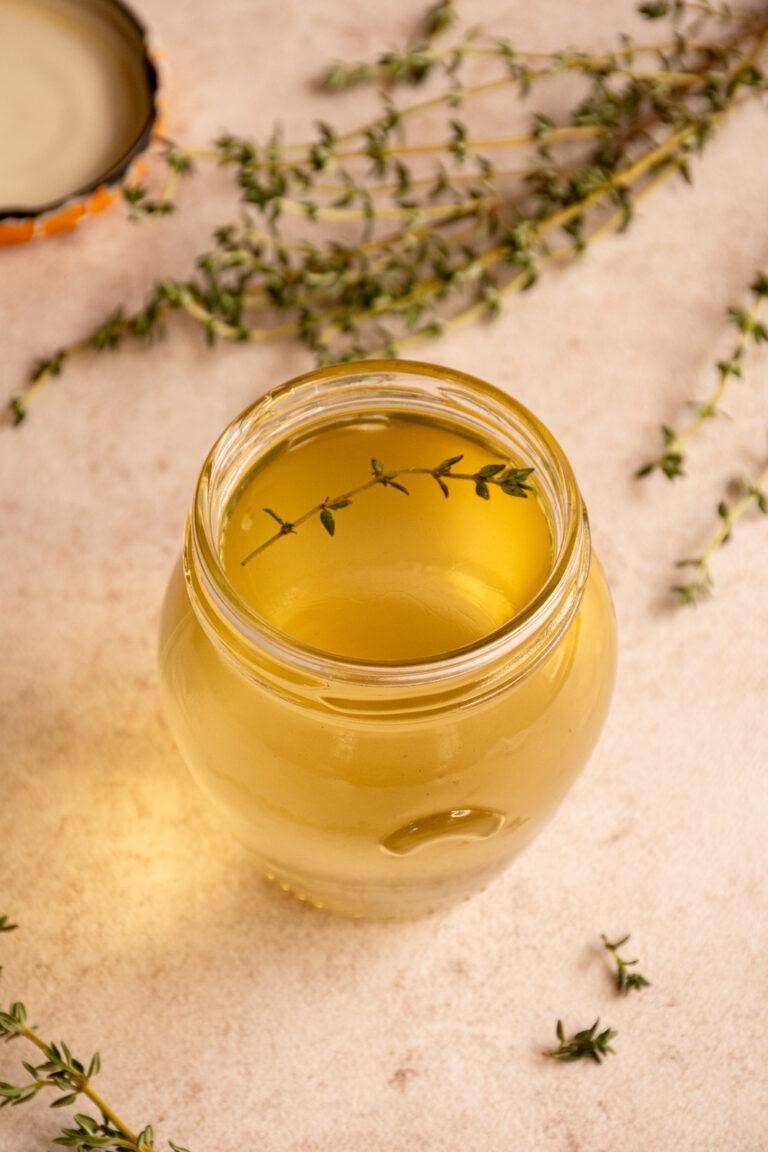 Easy Thyme Simple Syrup - Thyme For A Drink
