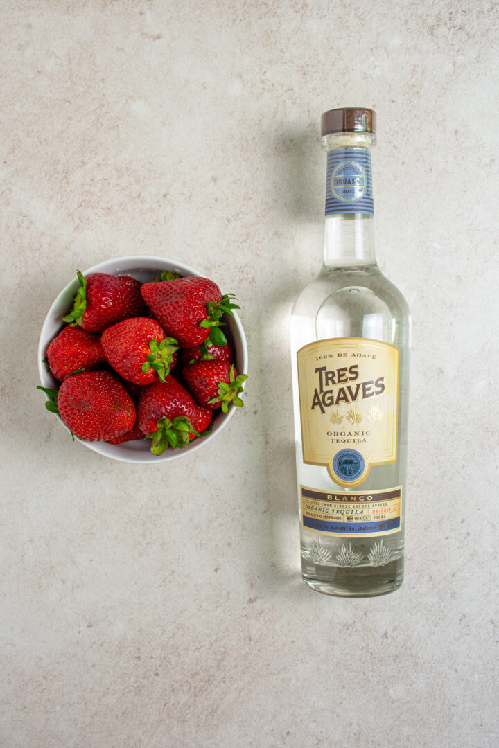 How to make Strawberry Infused Tequila - Thyme For A Drink