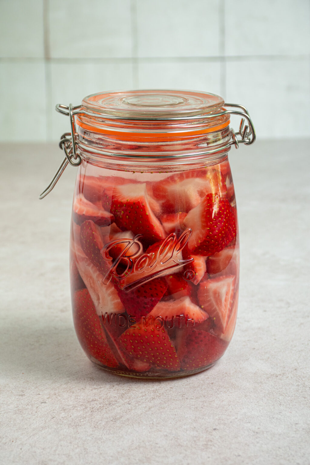 How to make Strawberry Infused Tequila - Thyme For A Drink
