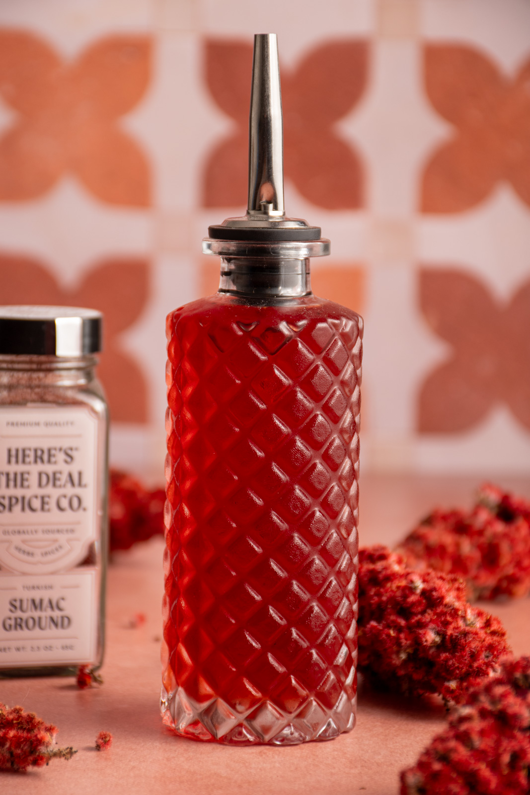 Sumac Simple Syrup - Thyme For A Drink