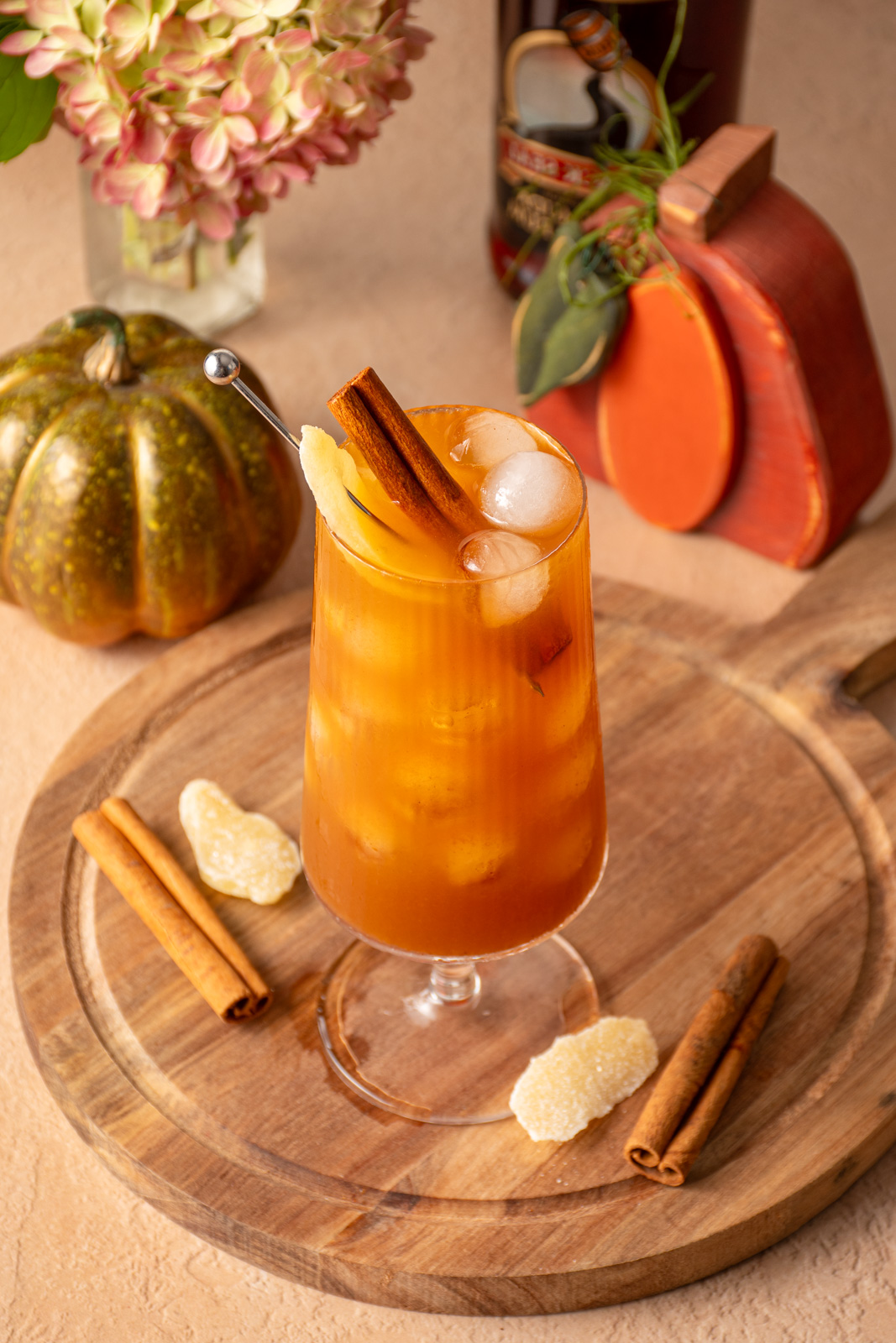 Pumpkin Spice Dark and Stormy - Thyme For A Drink