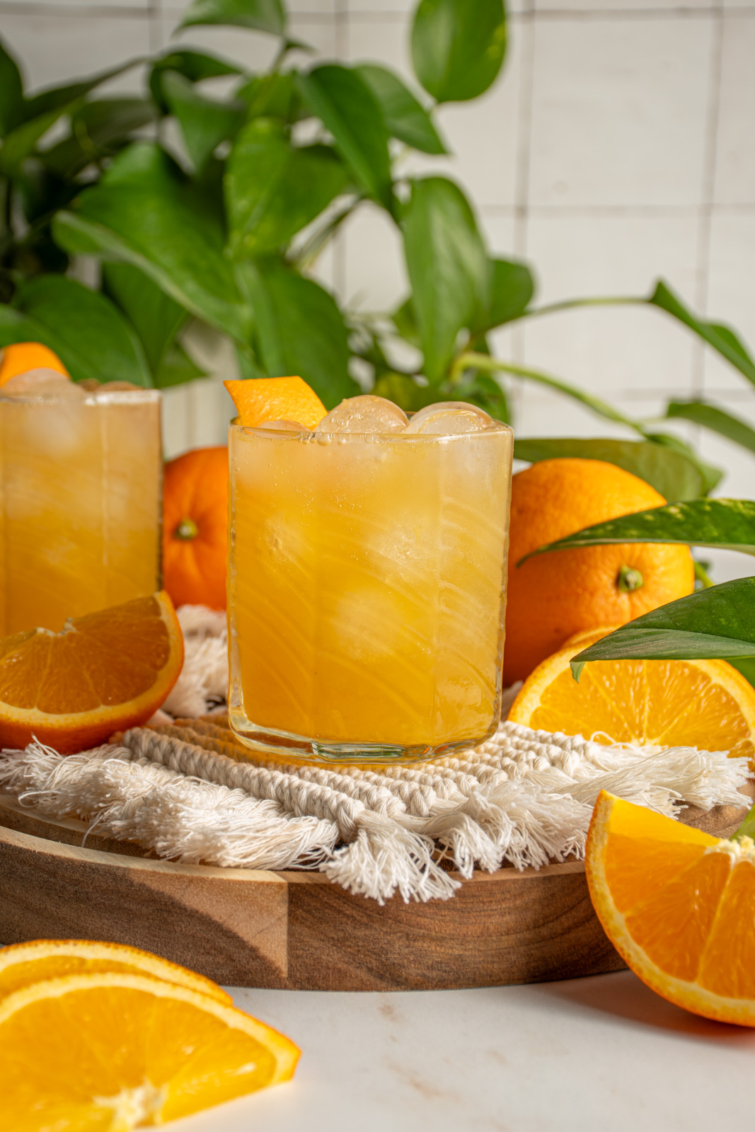 Orange Bourbon Smash - Thyme For A Drink