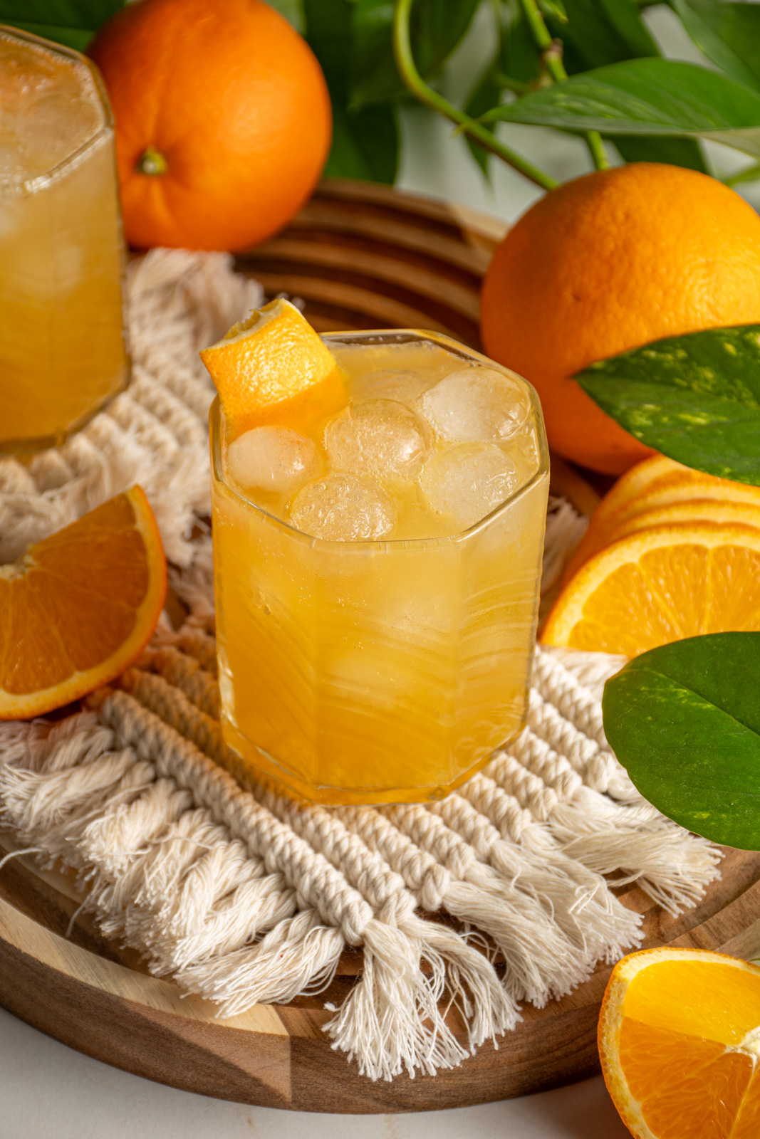 Orange Bourbon Smash - Thyme For A Drink